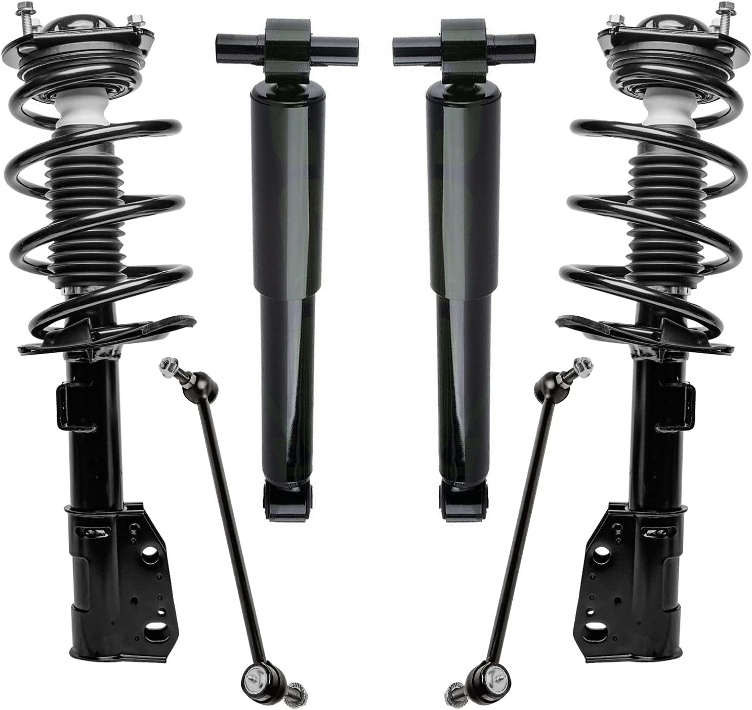 Amazon.com: Detroit Axle - 6pc Suspension Kit for Buick Enclave Chevy ...