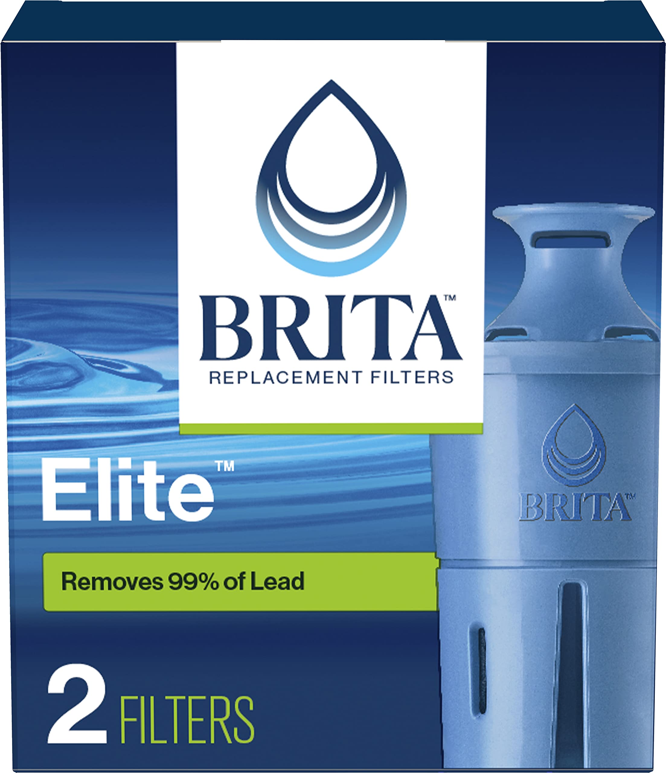 Brita™ Elite™ Water Filter, Advanced Carbon Core Technology ...