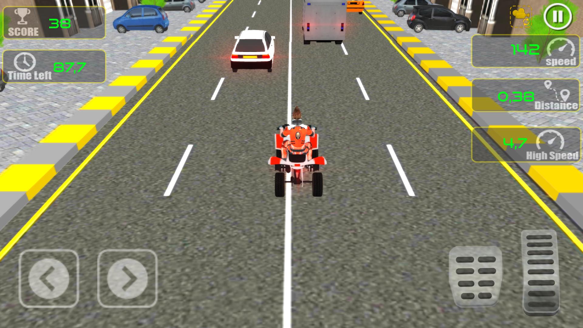Simulator Quad driving Bike extreme City highway Racing rider-Amazonアプリ ...