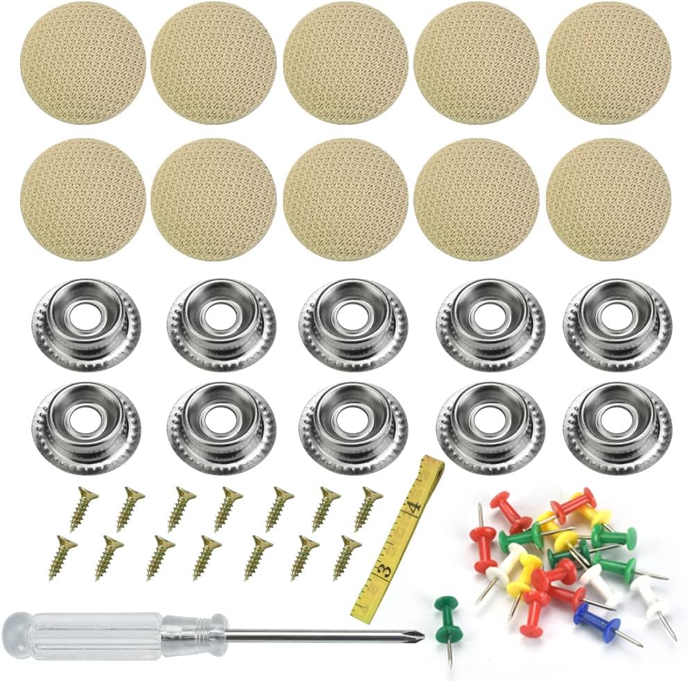 KLYNGTSK 1Set car Roof Repair Rivets Headliner Repair Button Auto Roof ...