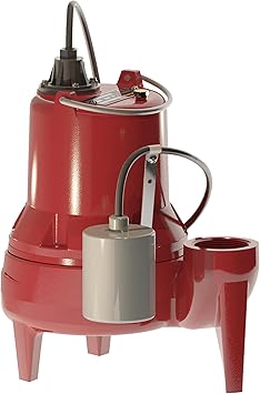 Liberty Pumps LE51A-2 Automatic Submersible Sewage Pump w/Wide-Angle ...