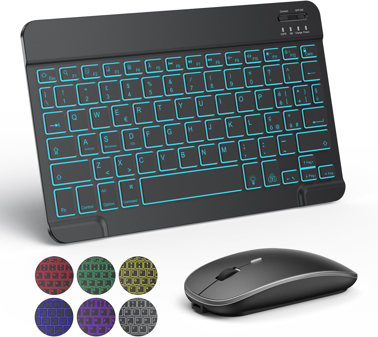 Logitech Pebble 2 Combo, kit tastiera e mouse wireless discreto ...