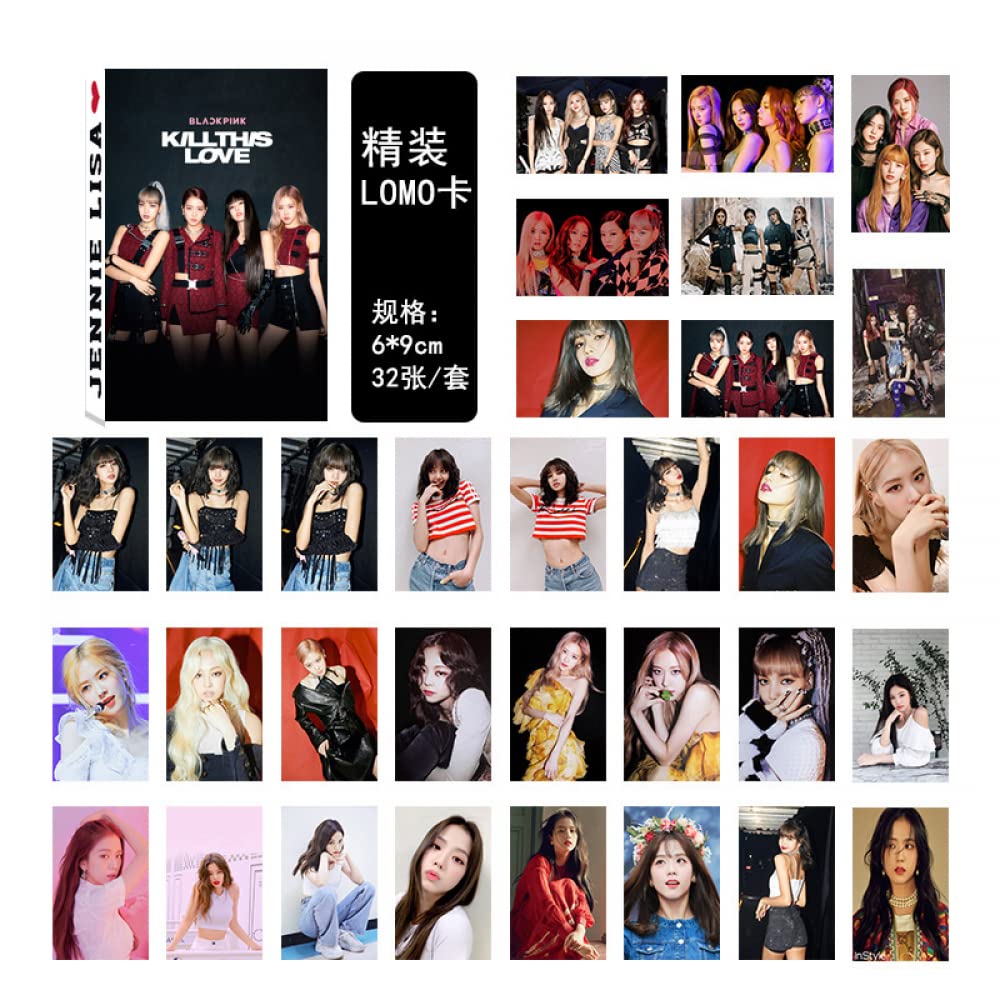 Buy Goodern 32Pcs Blackpink Lomo Cards Blackpink Kill This Love New ...
