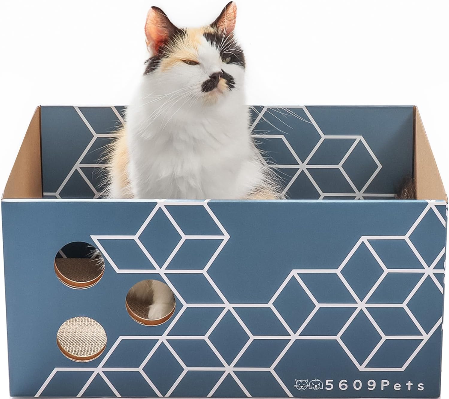 Amazon.com : 5609PETS Extra Large Cardboard Cat Scratcher, Cat ...