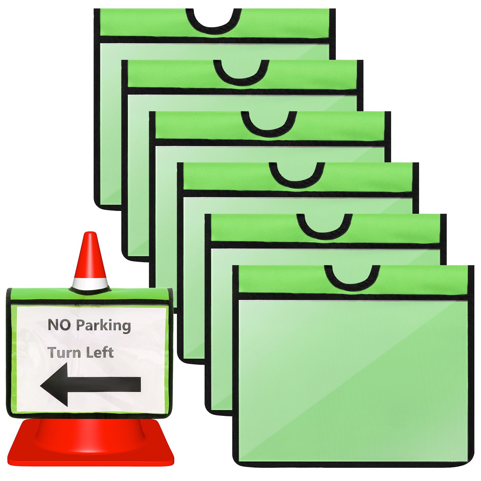 Snapklik.com : Amylove Set Of 6 Traffic Cone Sleeve Cone Covers