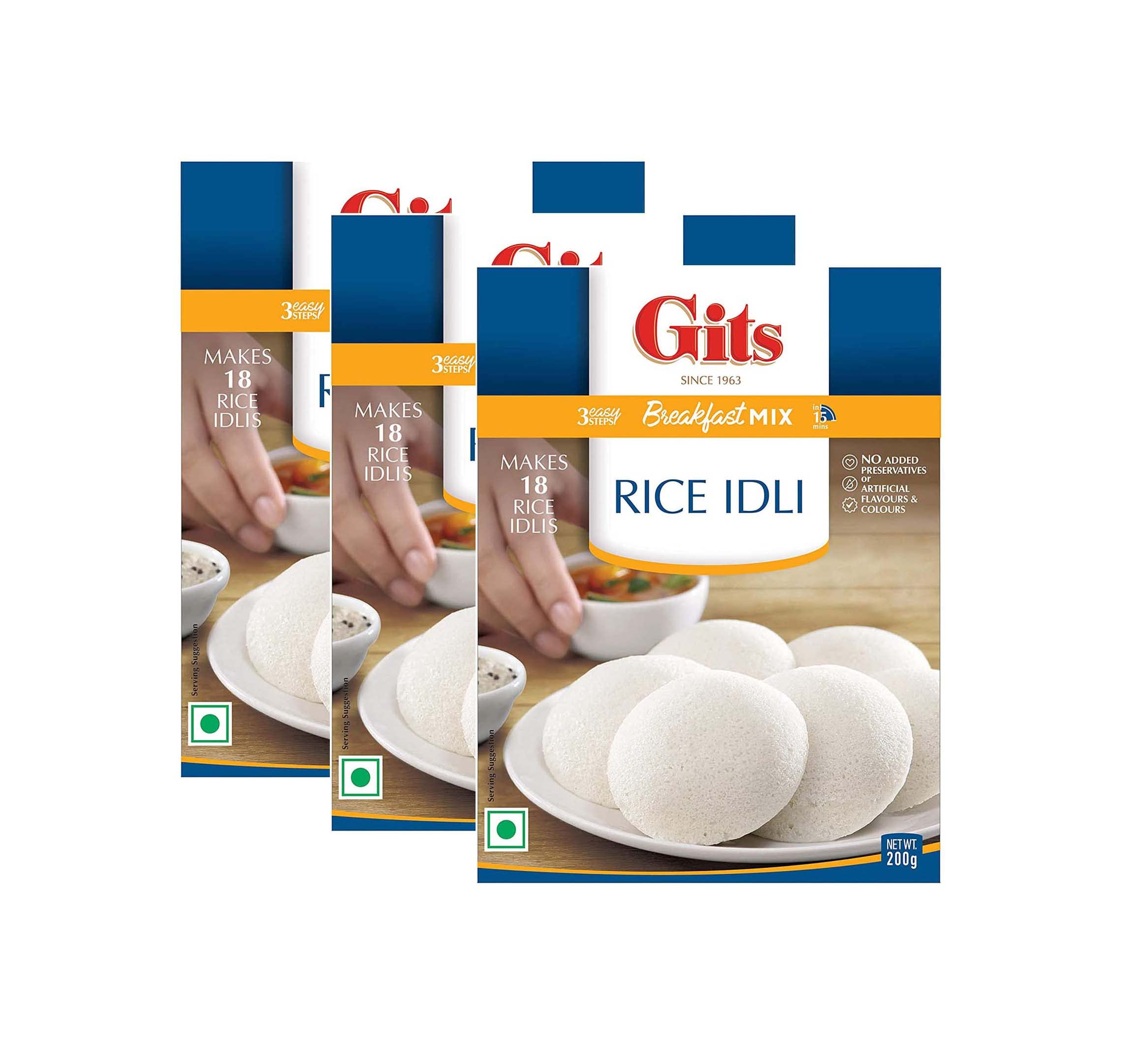 Buy GitsRice Idli Instant Breakfast Mix 200g - Made From Fermented ...