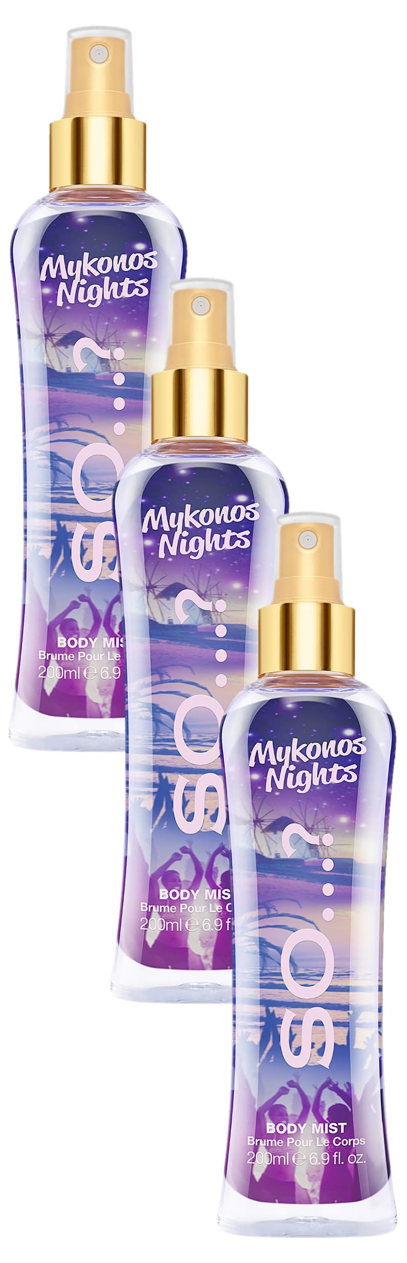 So…? Summer Escapes Womens Mykonos Nights Body Mist Fragrance Spray ...