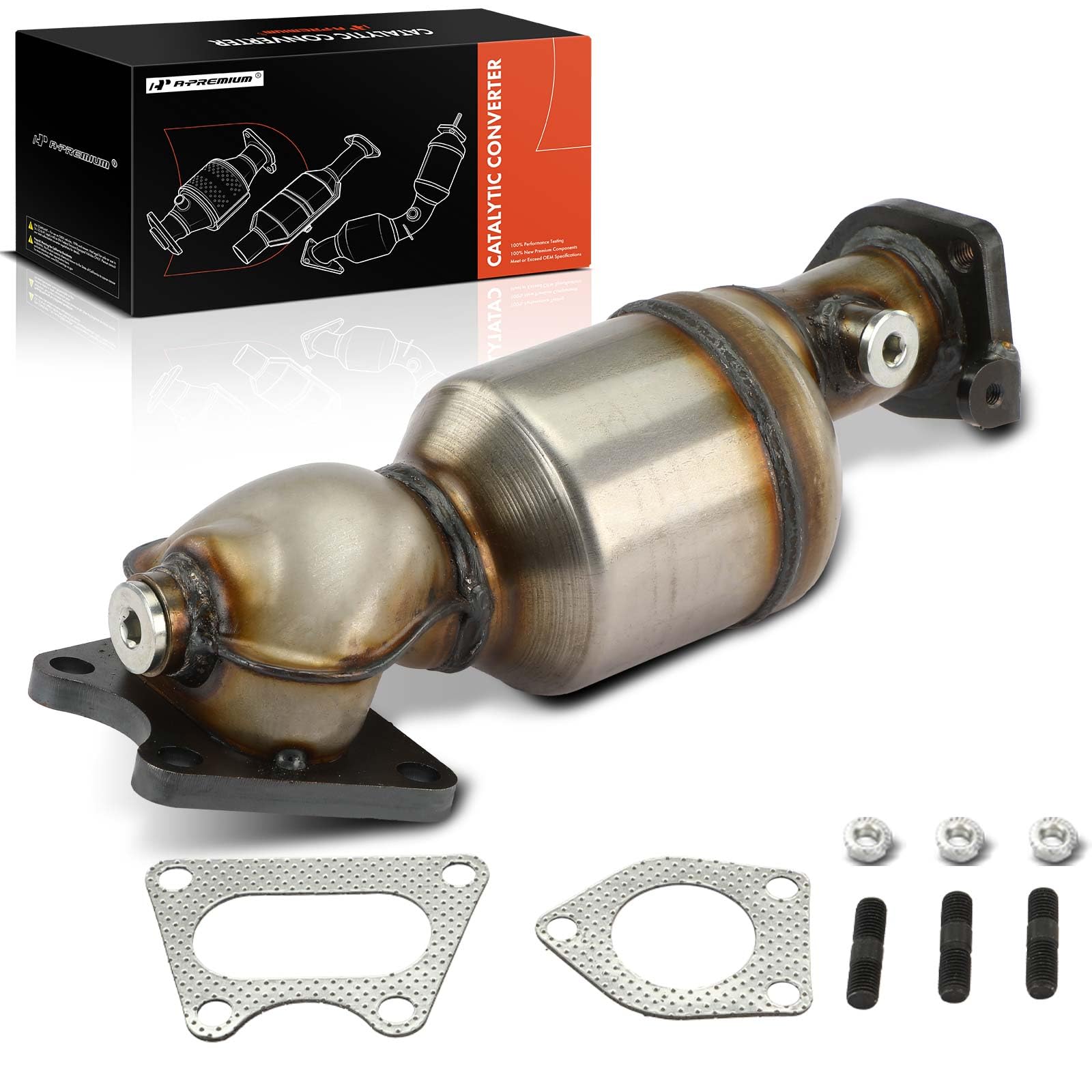 A Premium Rear Catalytic Converter Kit Direct Fit