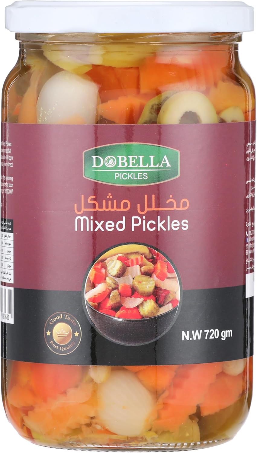 Dobella. Mixed Pickles, 720 gm: Buy Online at Best Price in Egypt ...