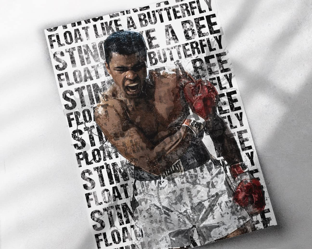 Man Cave Ali Posters Marvin Hagler Poster | Boxing Print, Bedroom, Man