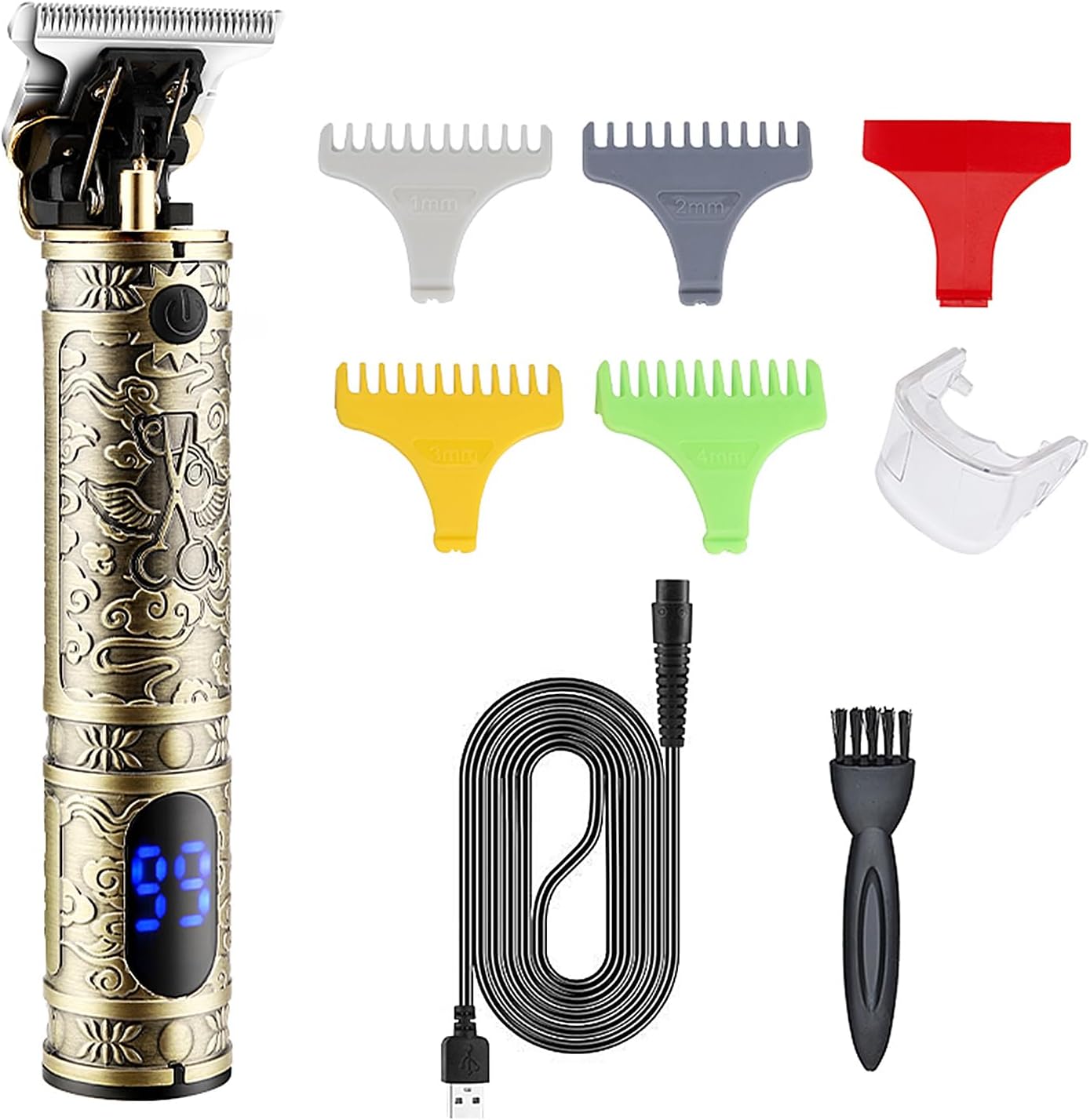 Amazon.com: Hair Clippers for Men Professional T Blade Trimmer Zero ...
