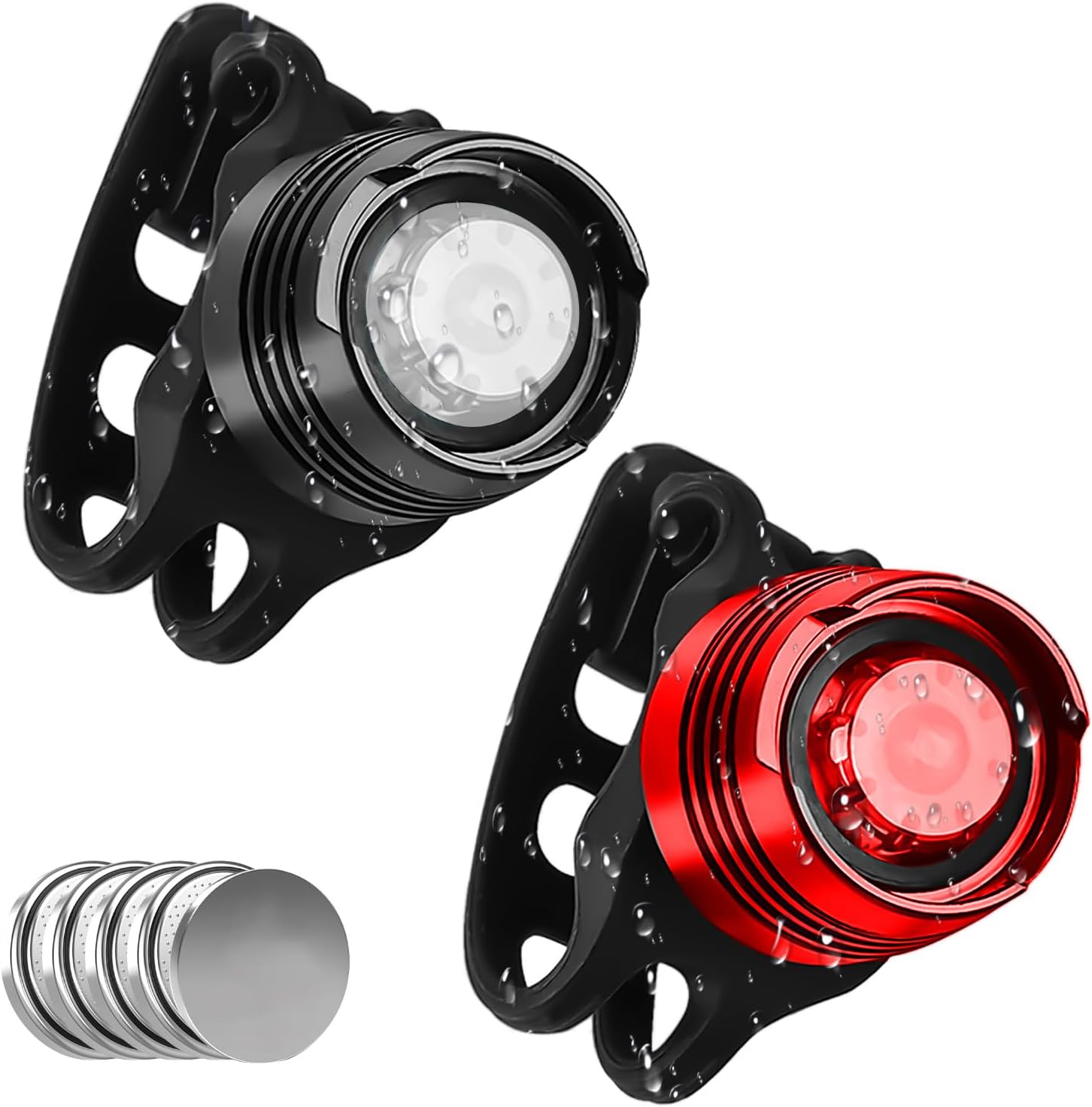 Bike Lights Front and Back, Bicycle Battery Headlight Taillight ...