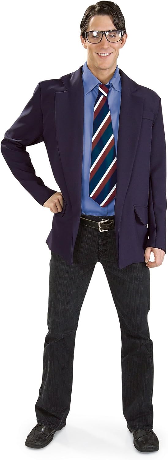 Amazon.com: Clark Kent Superman Costume - Standard - Chest Size 44 ...