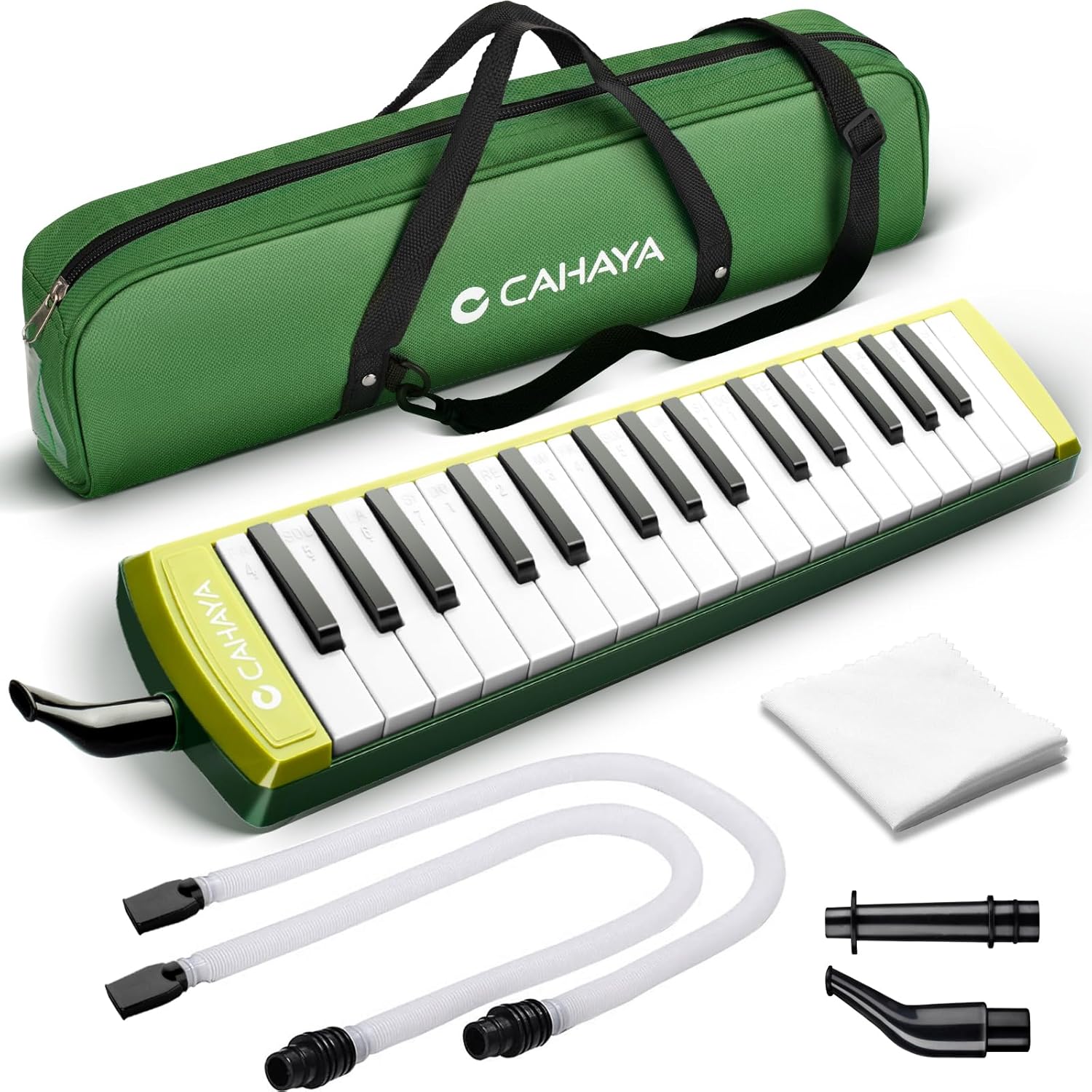 Amazon.com: CAHAYA Melodica Instrument 32-Keys Green for St. Patrick's ...