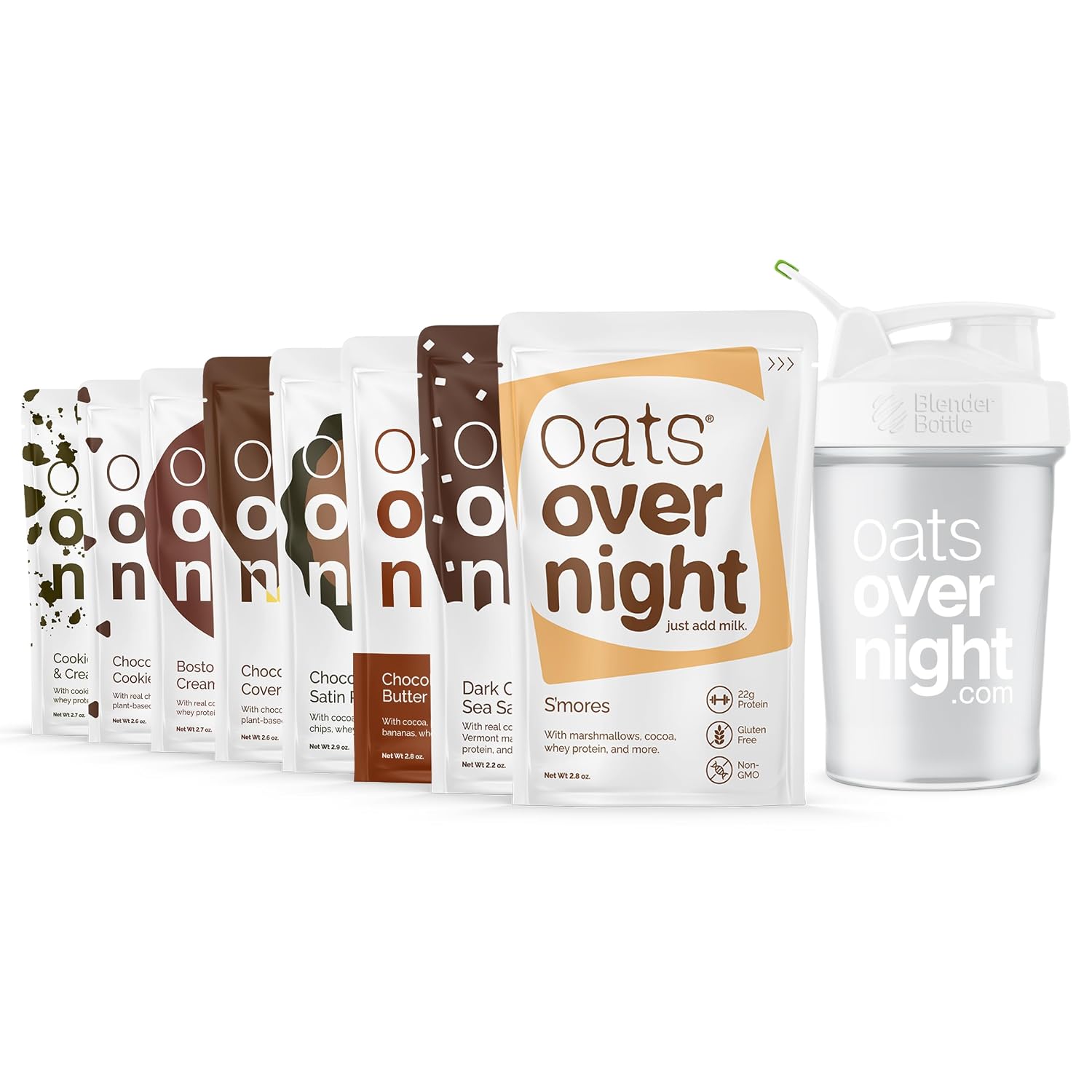 Amazon.com: Oats Overnight Chocolate Variety Pack - High Protein, High ...