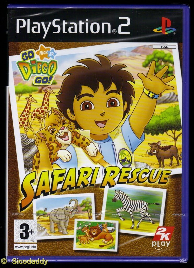 Go, Diego, Go! Safari Rescue (PS2) : Amazon.co.uk: PC & Video Games