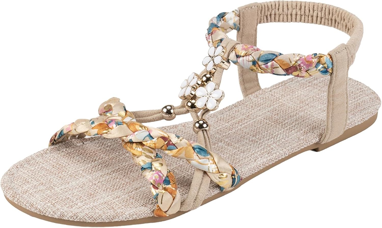 Amazon.com | Flat Sandals for Women Dressy Womens Flat Sandals Womens ...