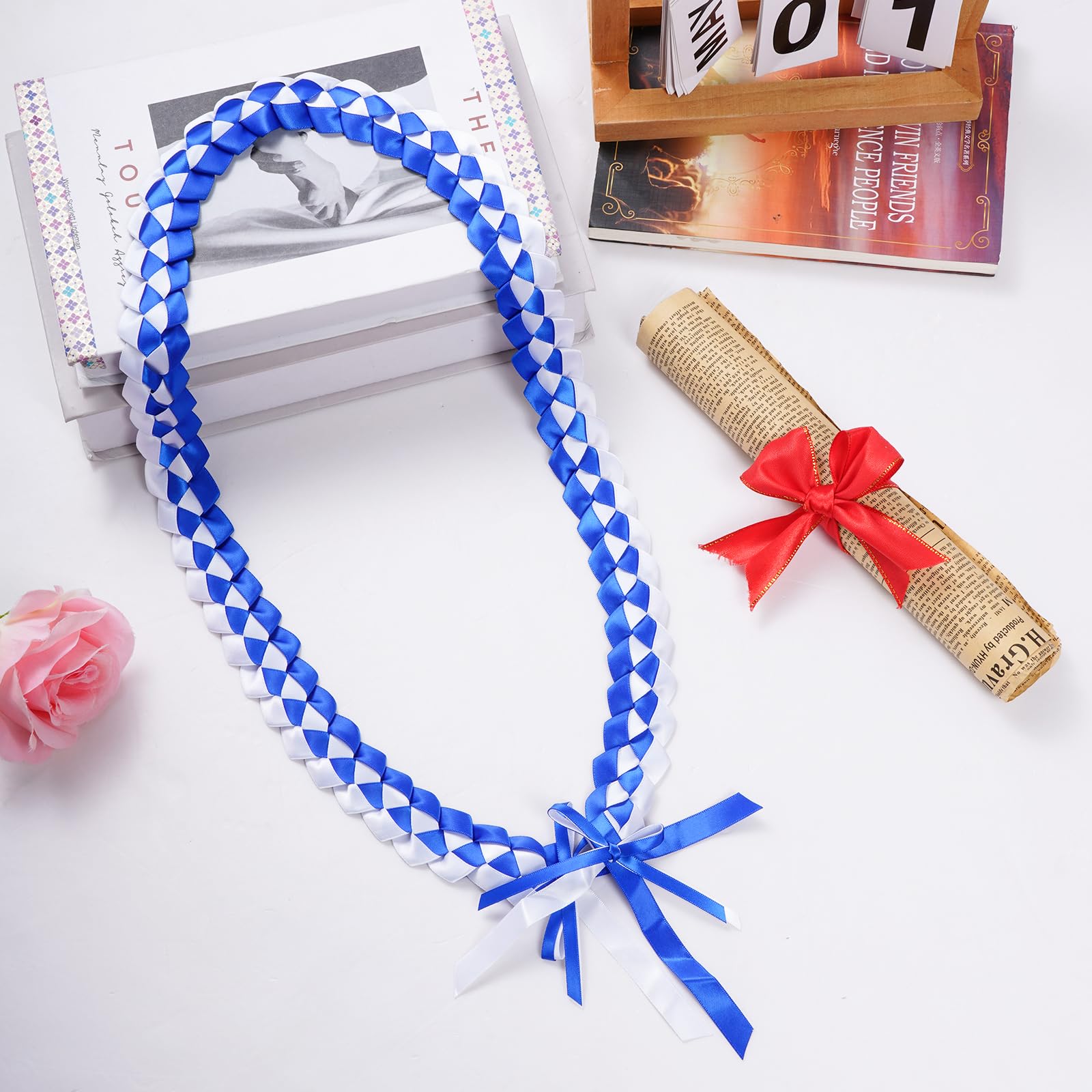 Snapklik.com : 2pcs Graduation Ribbon Lei Braided Graduation Leis 2024 ...