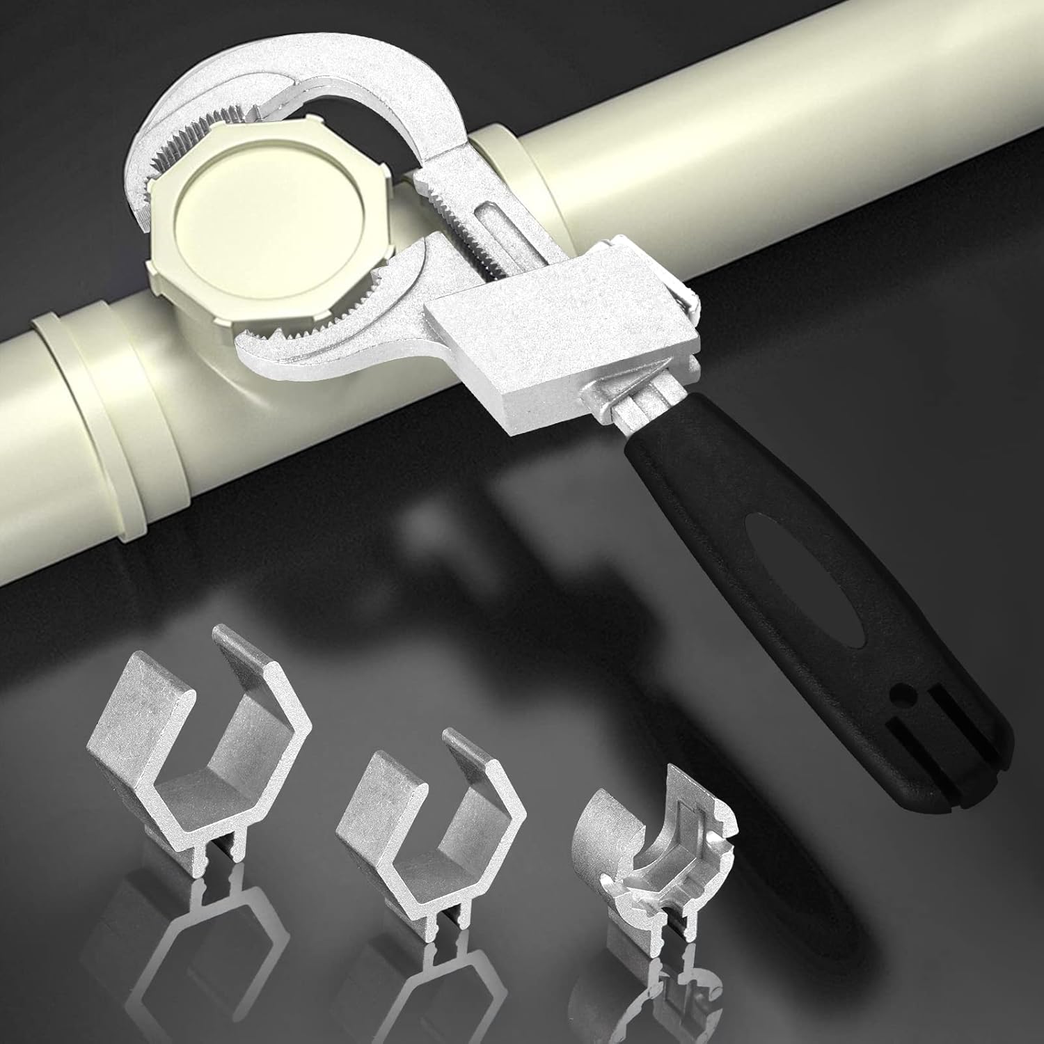 Ainiv Universal Adjustable Double-ended Wrench, Multi-functional ...