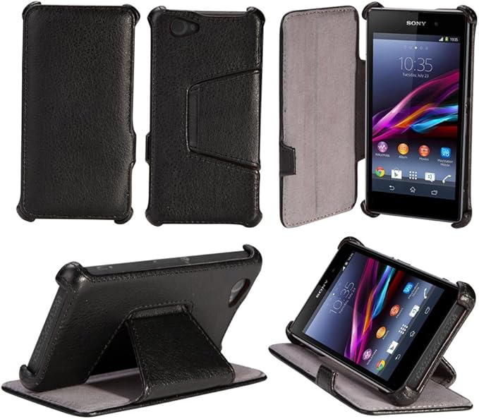 Sony Xperia Z1 Compact Ultra Slim Case with Stand-up function - Flip ...