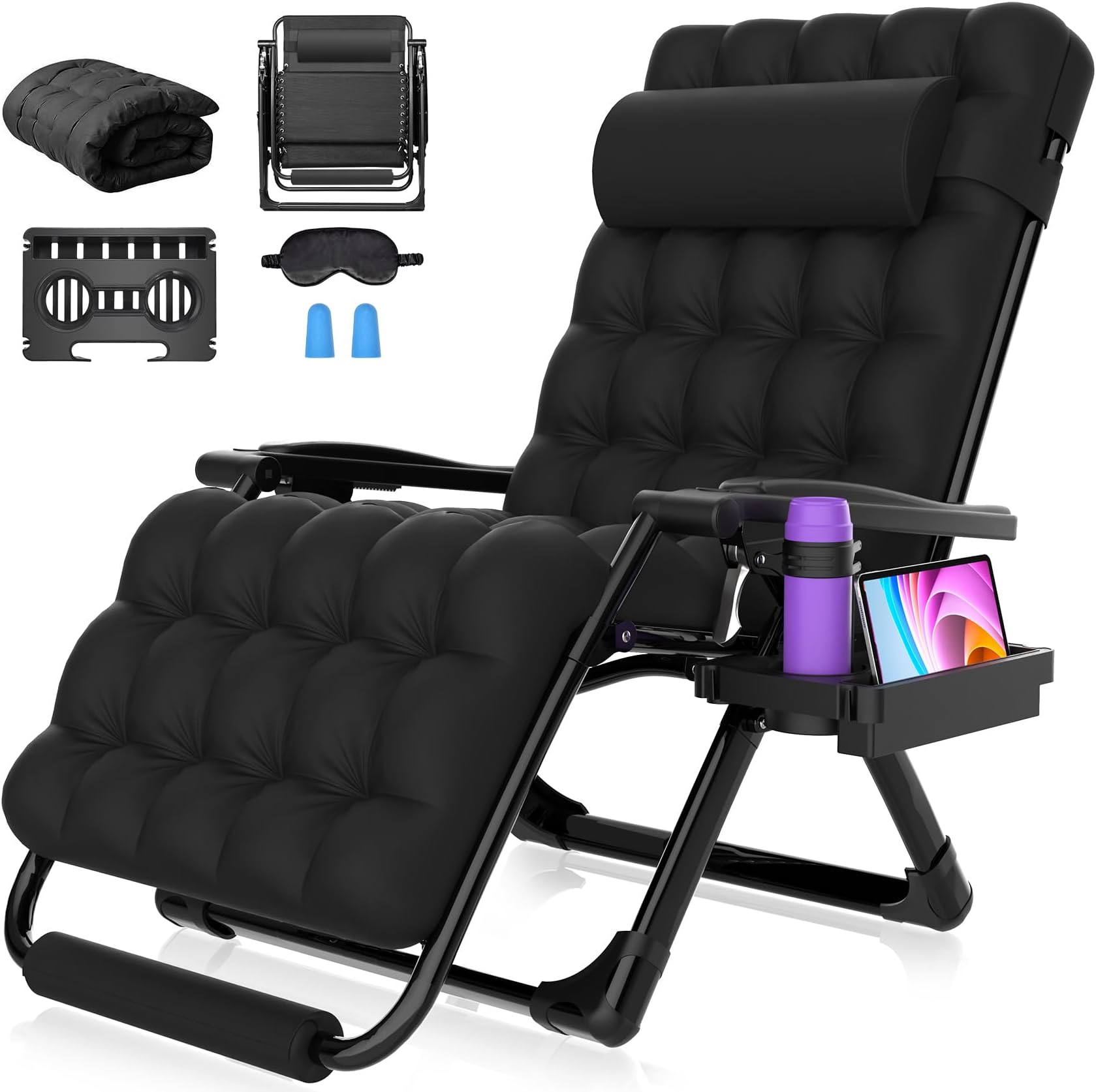 Amazon.com : Suteck Oversized Zero Gravity Chair,33In XXL Outdoor ...
