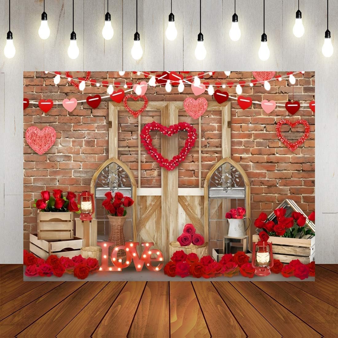Amazon.com : Caheansi 10x8 ft Happy Valentine's Mother's Day Backdrop ...
