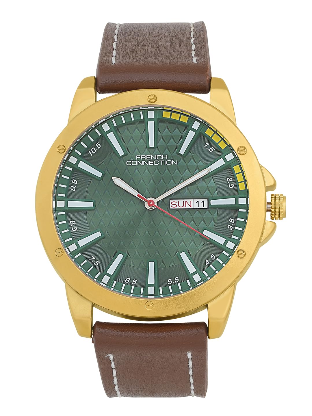 Buy French Connection Green Textured Dial | Analog Watch for Men's ...
