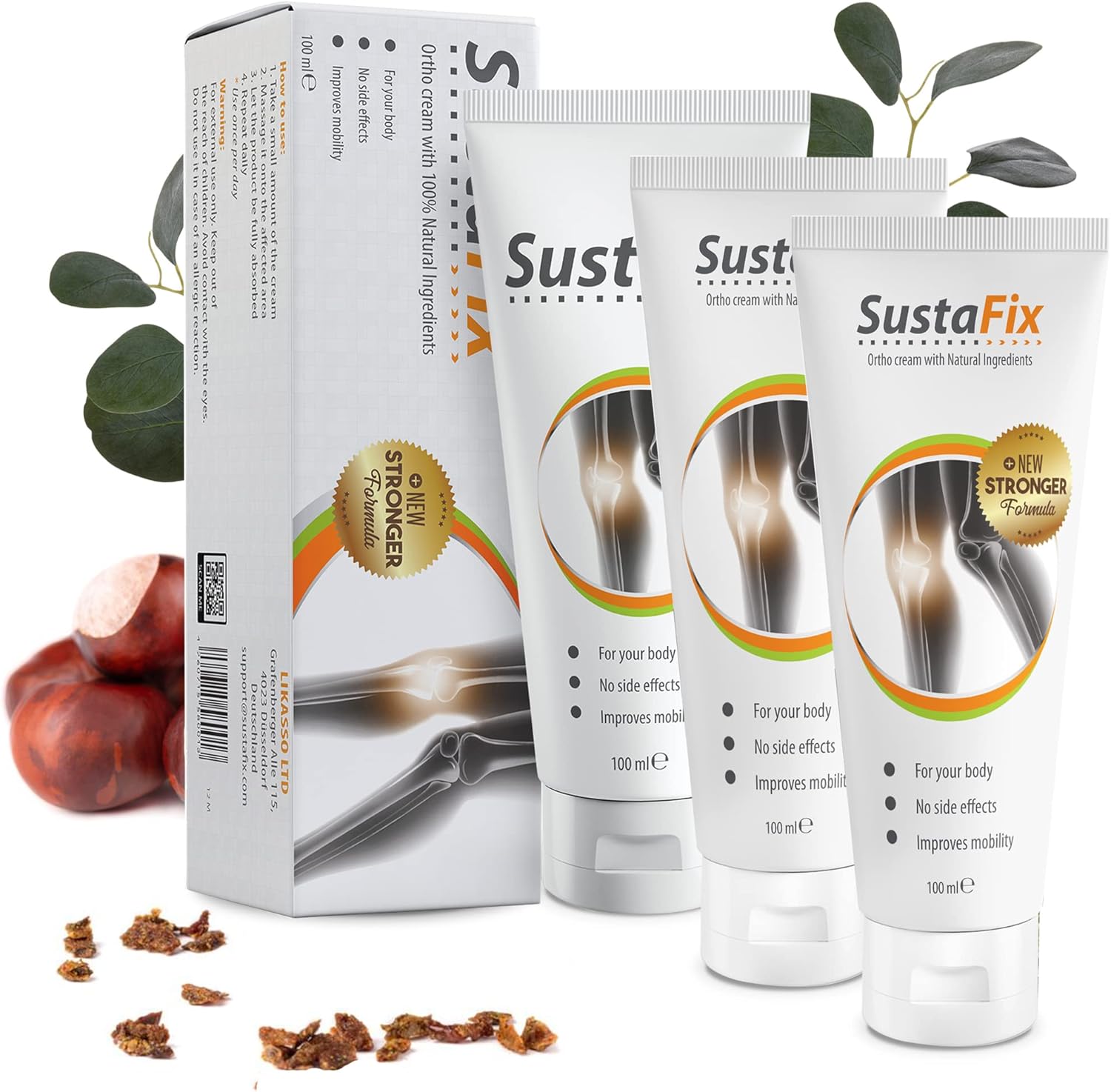 Creme Chauffante Musculaire SustaFix Articulations Douloureuses ...