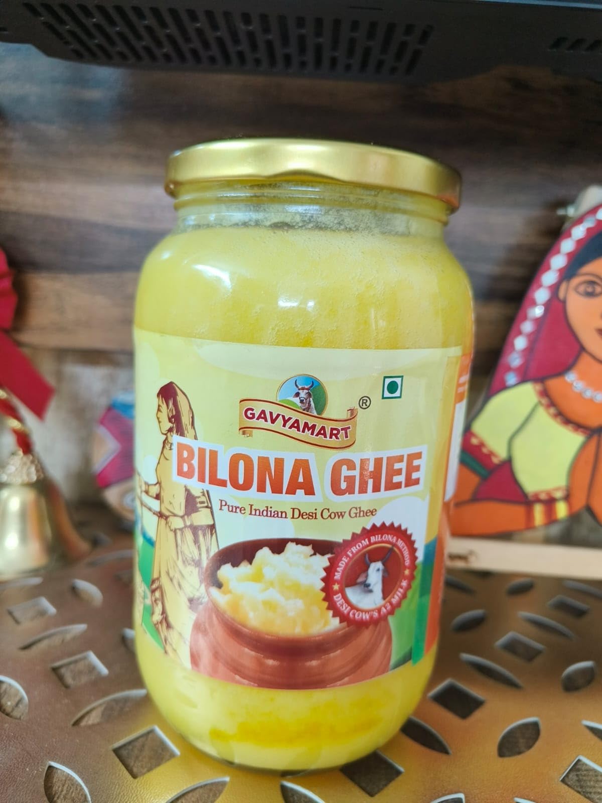 Gavyamart Bilona ghee 100% Fresh Pure Desi Kankrej Organic Non GMO Cow ...