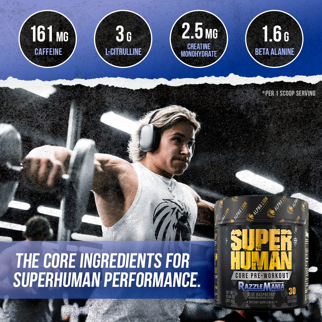 Snapklik.com : ALPHA LION Core Pre Workout w/Creatine For Performance ...