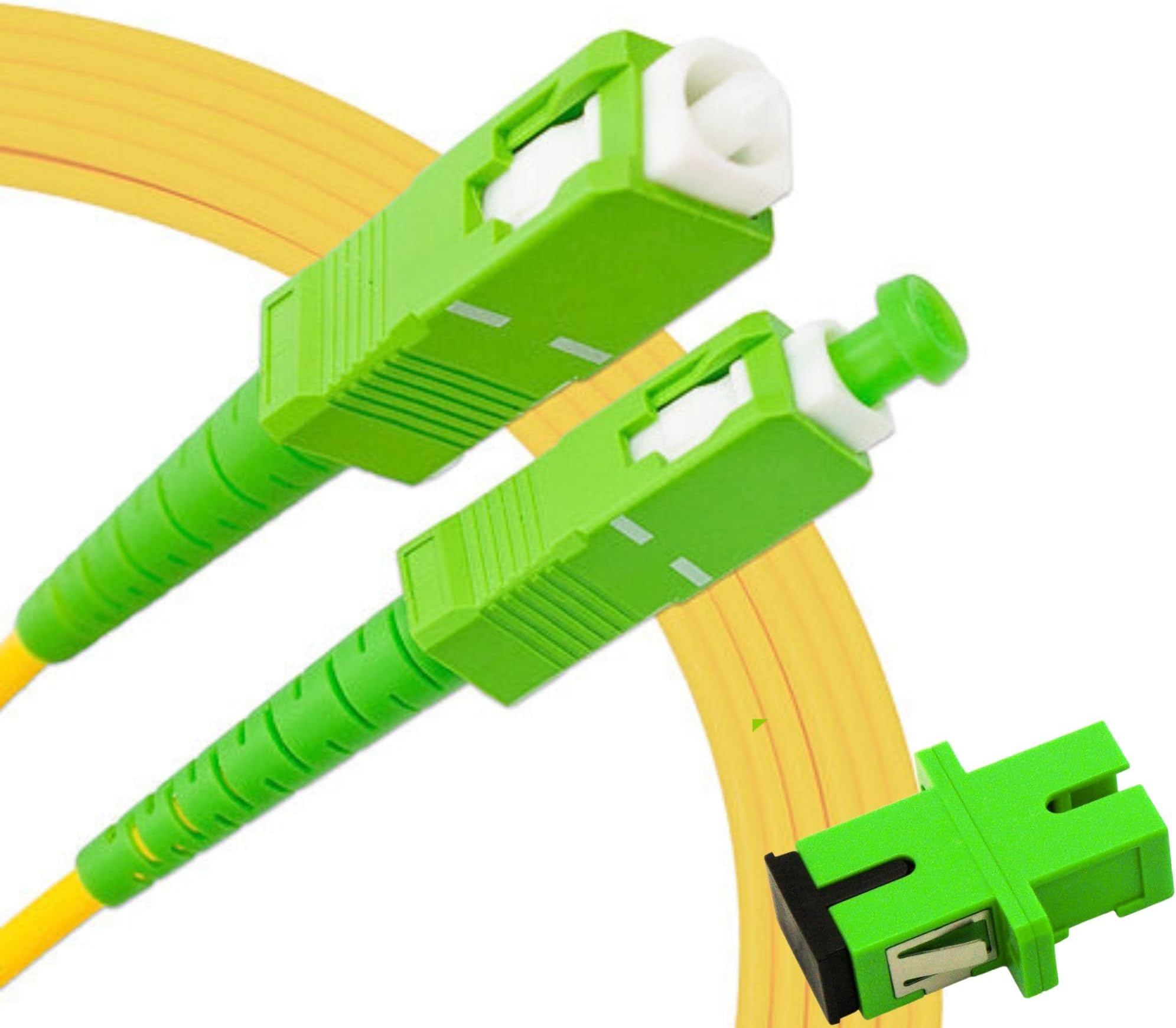 Amazon.com: BEYONDTECH SC/APC to SC/APC Fiber Patch Cable Single Mode ...