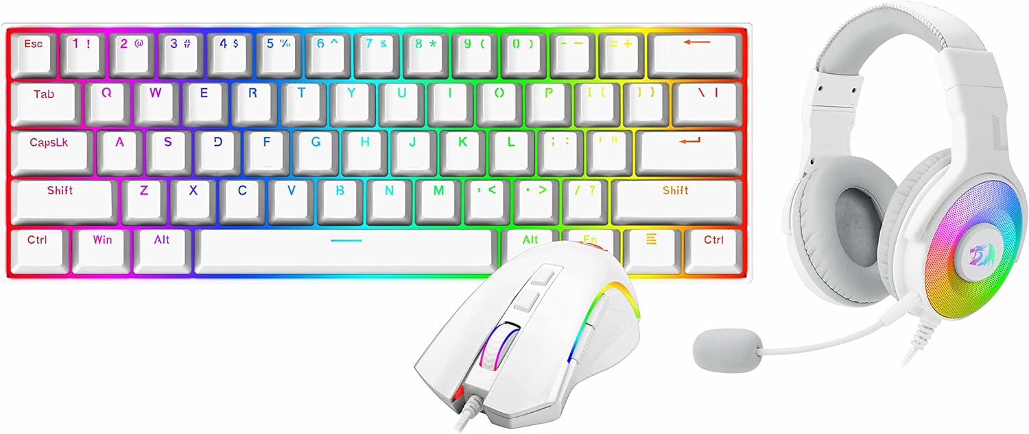 Redragon Kit Gamer 3-in-1 Keyboard K630 Dragonborn + Mouse M607 Griffin ...