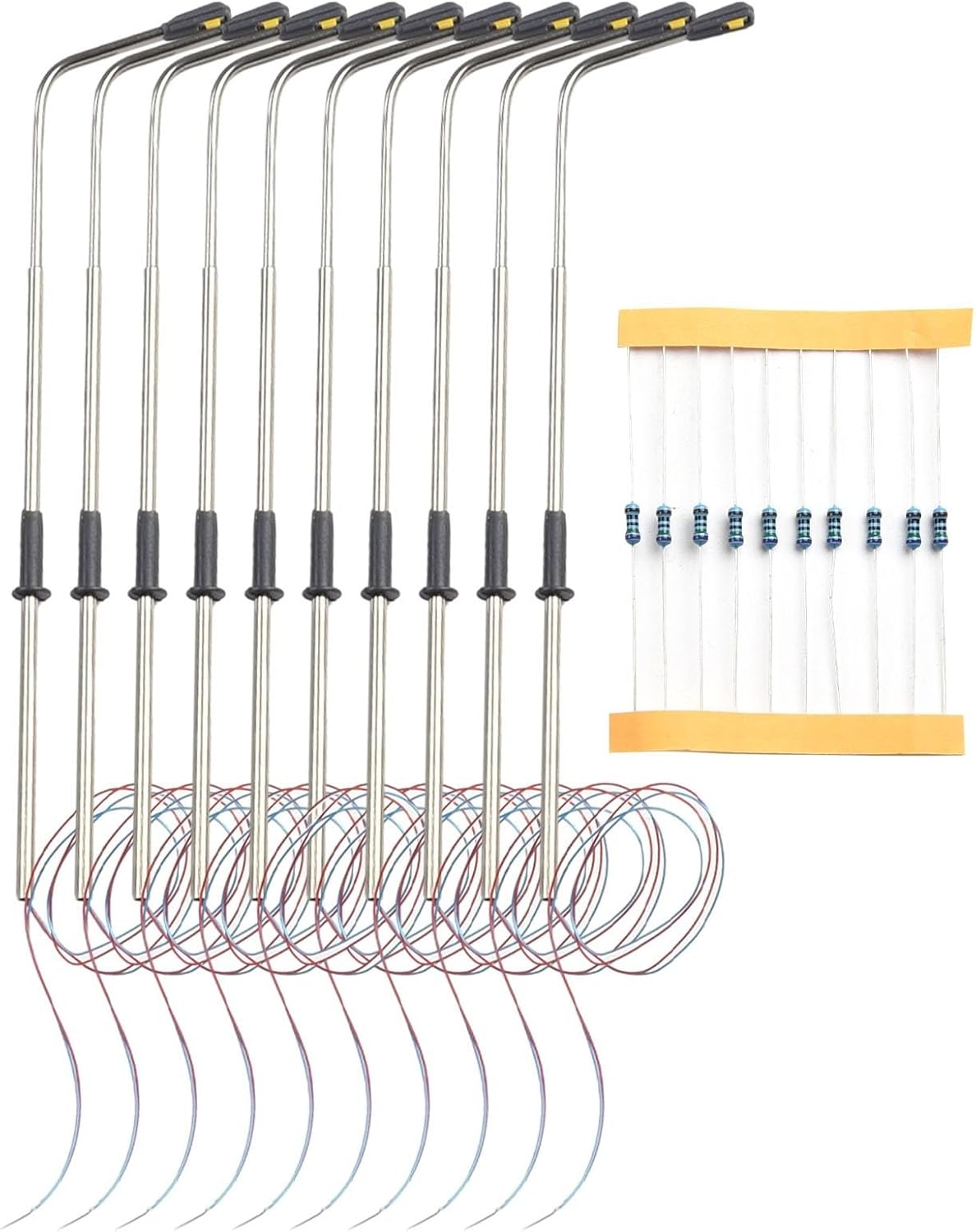 Amazon.com: 10Pcs Model Street Lights, Single Head Street Light, Warm ...
