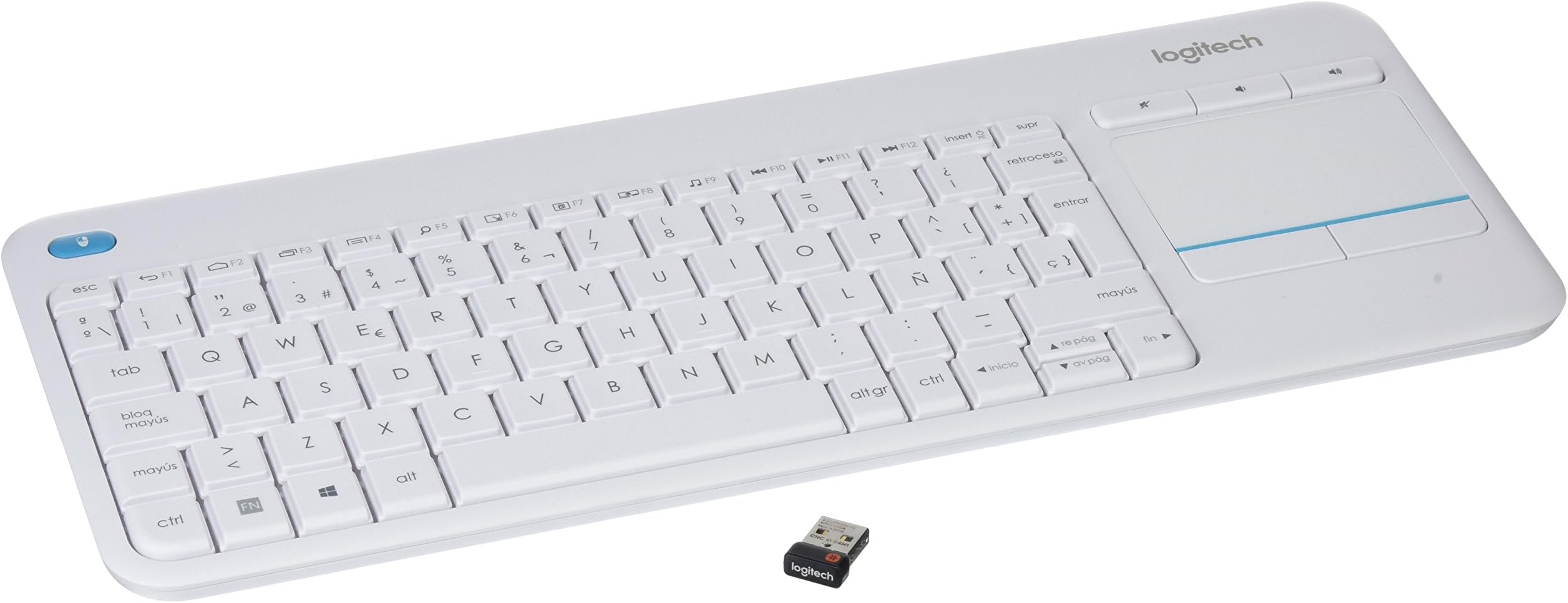 Logitech Signature K650 Comfort kabellose Tastatur mit Handballenauflage, BLE Bluetooth/Logi ...