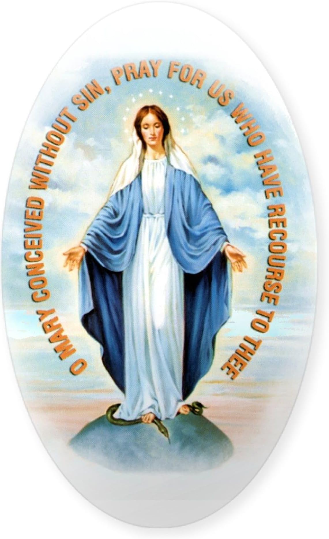 Amazon.com - Mary Mother of Jesus Sticker Bumper Sticker Vinyl Decal 5