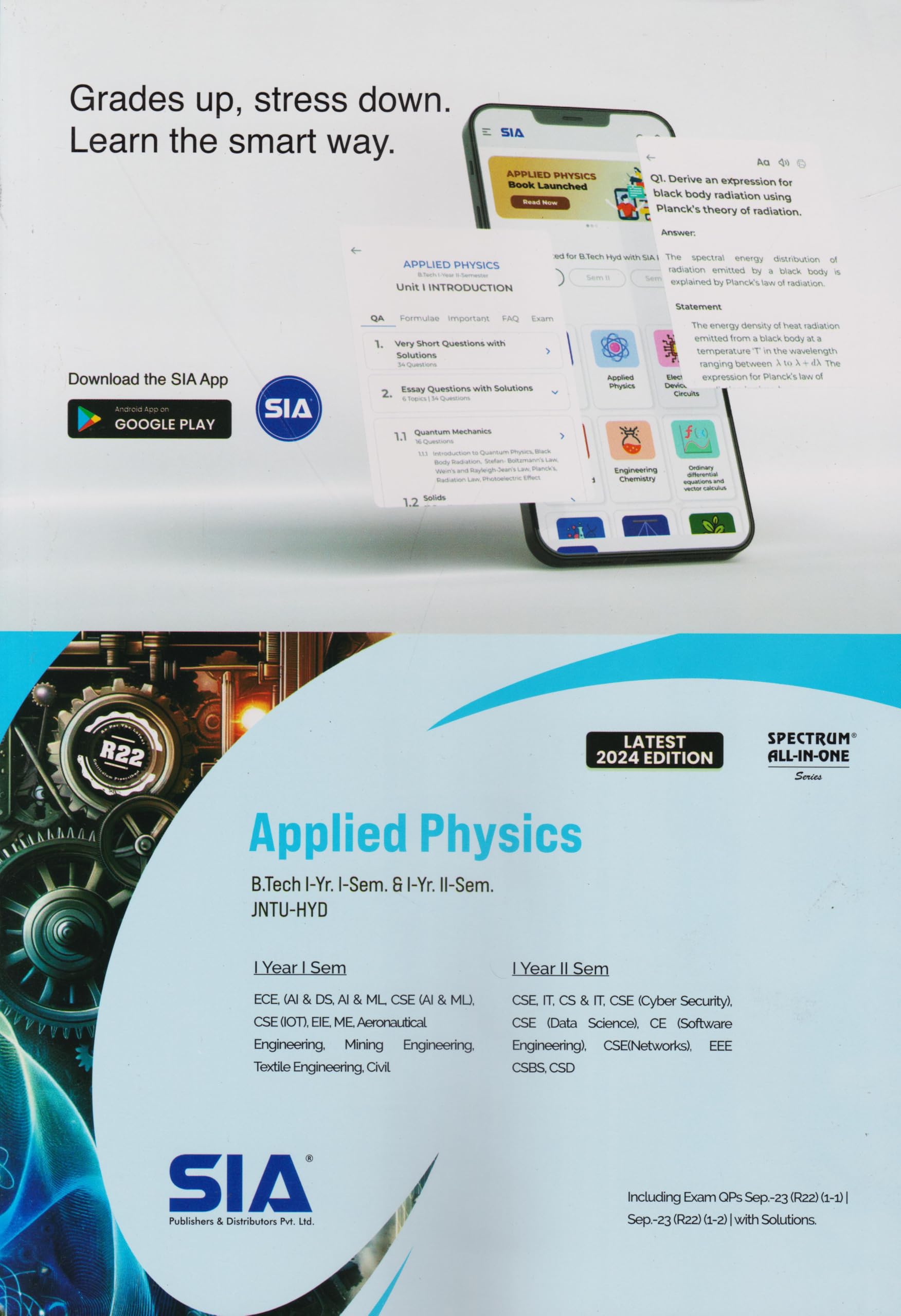 Applied Physics B.Tech I-Year I-Sem & I-Year II-Sem (R22) JNTU ...