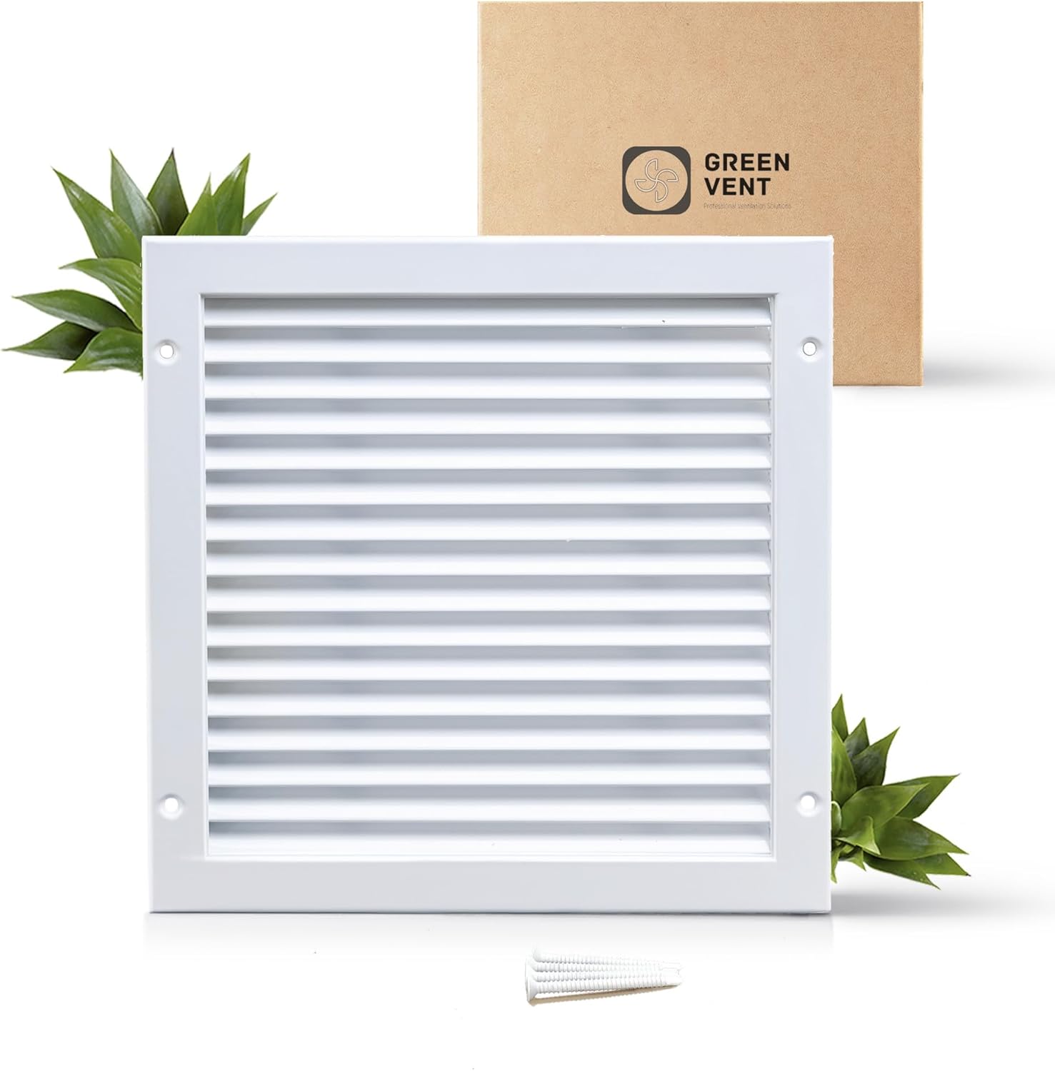 GREEN VENT - Air Vent Covers 10x10, Decorative Aluminum Air Return Vent ...