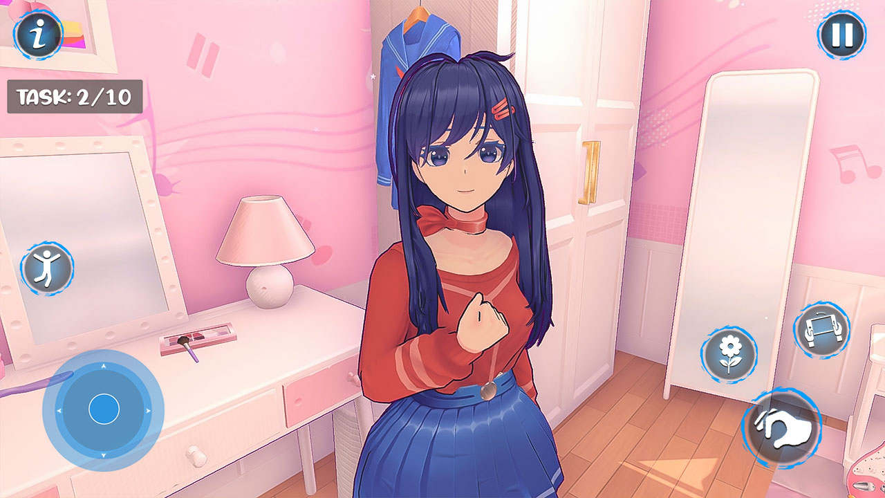 Anime MiSide High School Love Story: MiSide Simulator Anime 3D ...