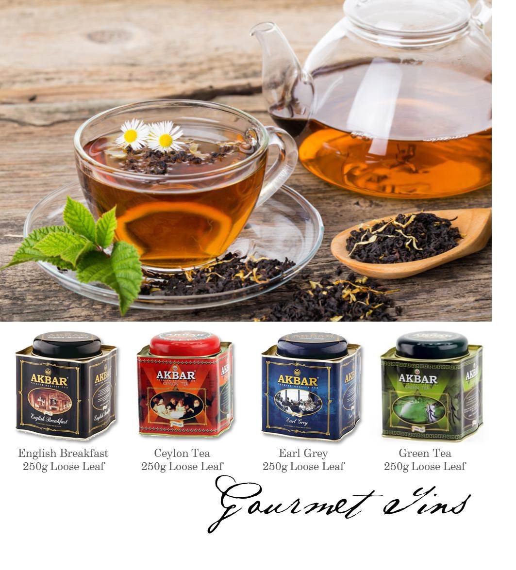 Akbar Ceylon Supreme Tea - Premium Loose Leaf Single Origin, Rich ...