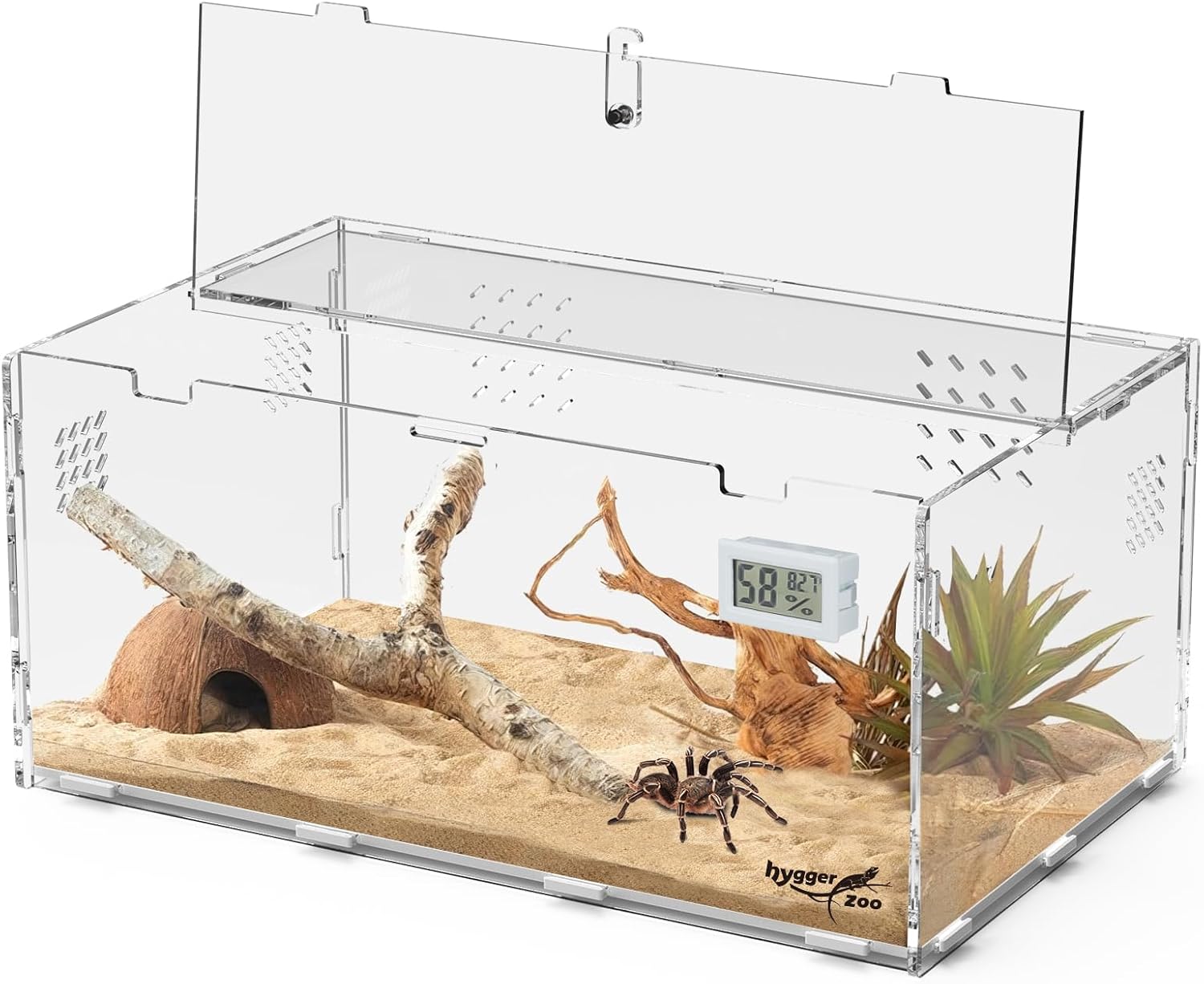 Amazon.com : Hygger zoo Reptile Terrarium Acrylic Horizontal,Tarantula ...