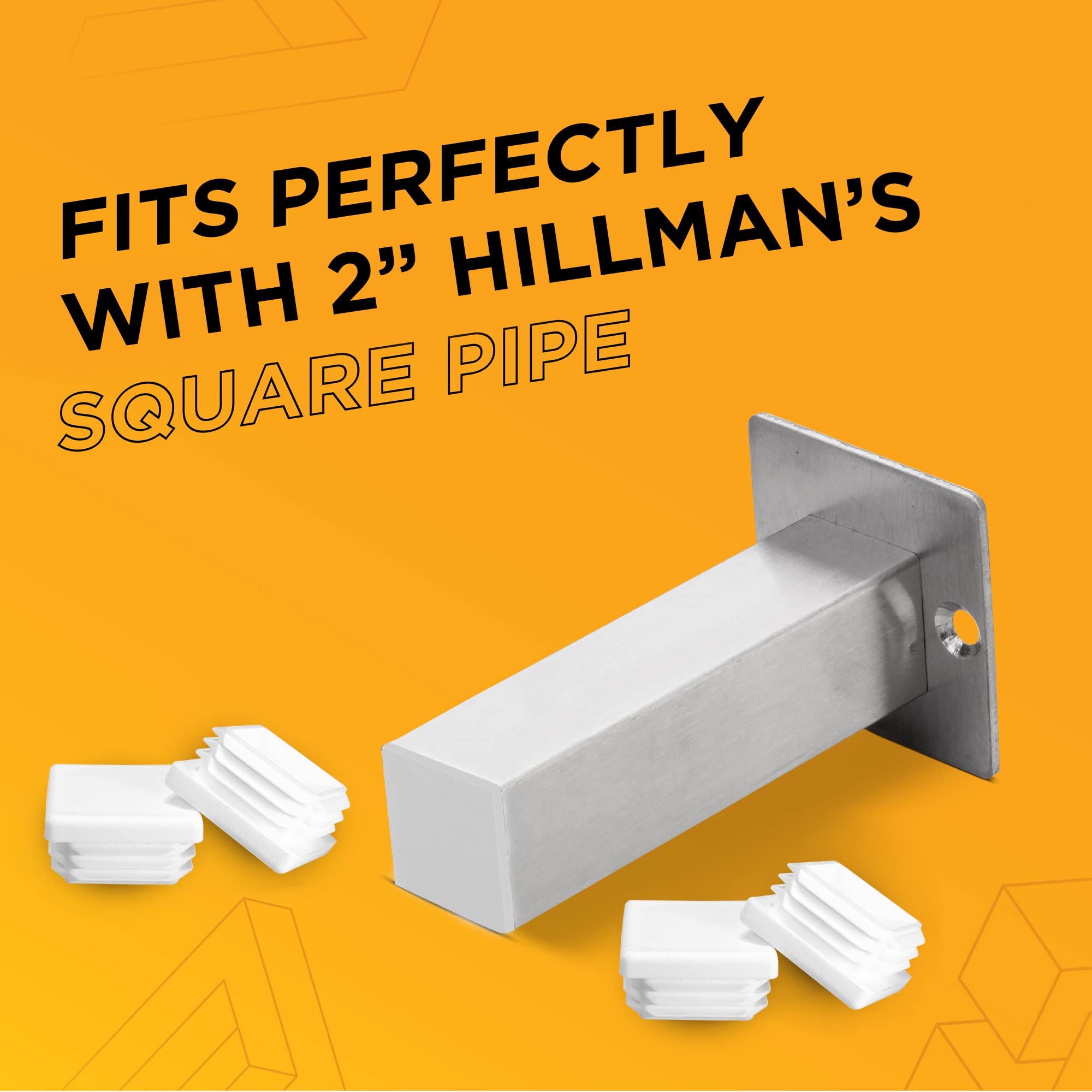 Snapklik.com : Prescott Plastics 2" Inch Square Plastic Plug Insert