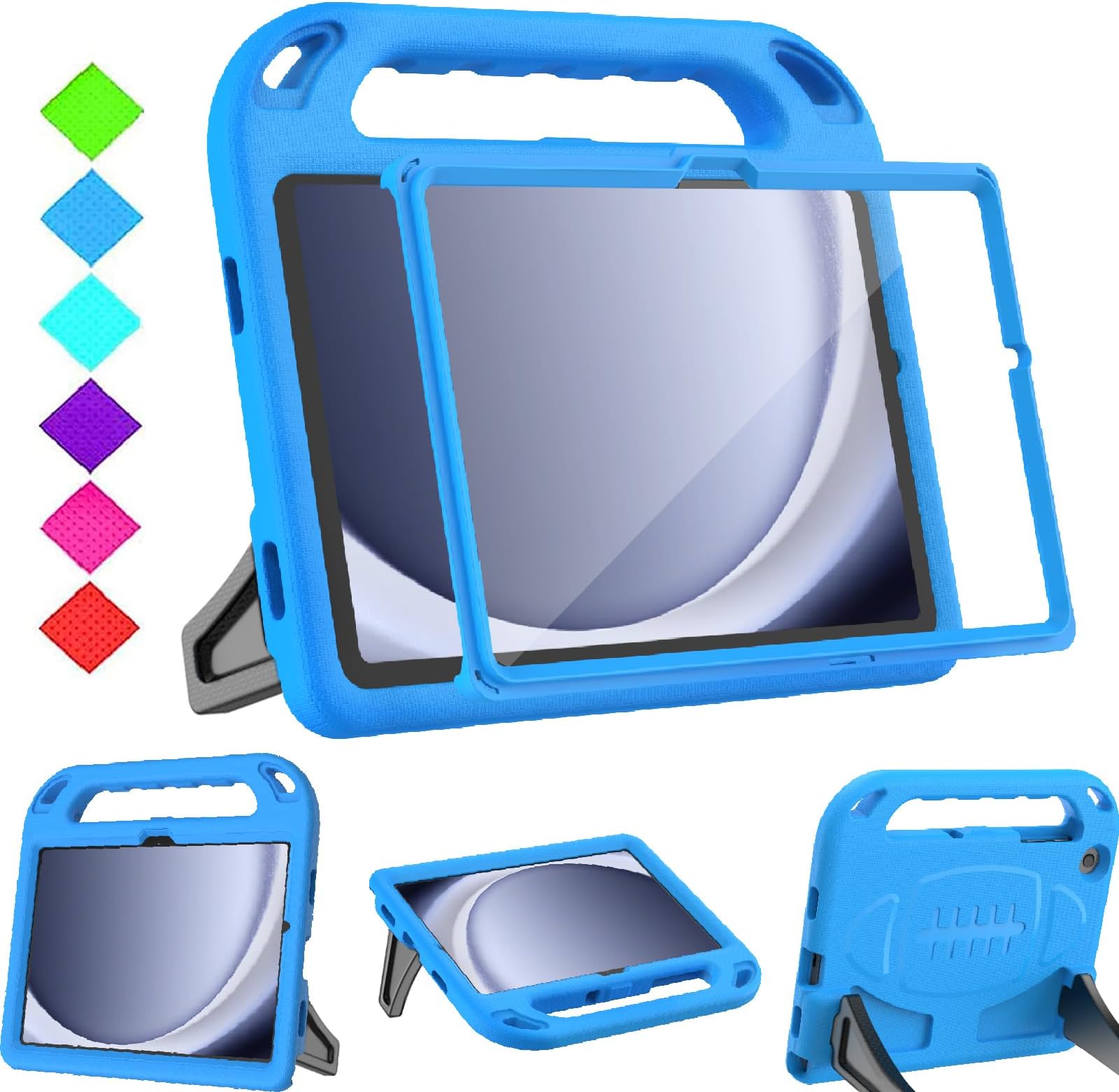 TOPWANT Kids Case with Built-in Screen Protector for Samsung Galaxy Tab ...