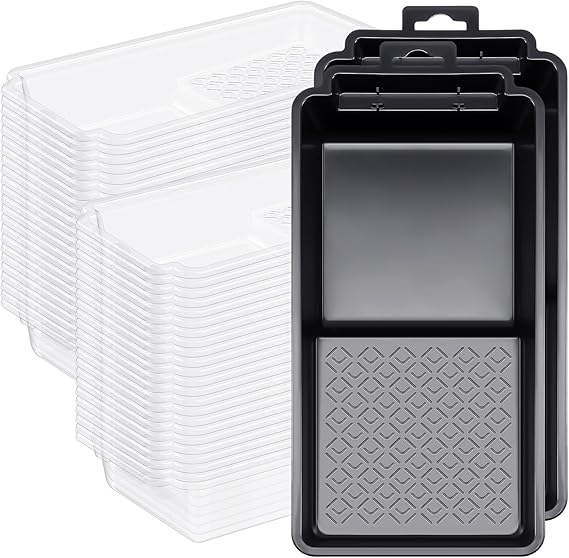 Amazon.com: Geelin 60 Pack 4 Inch Paint Tray and Liner Set 58 Pcs ...