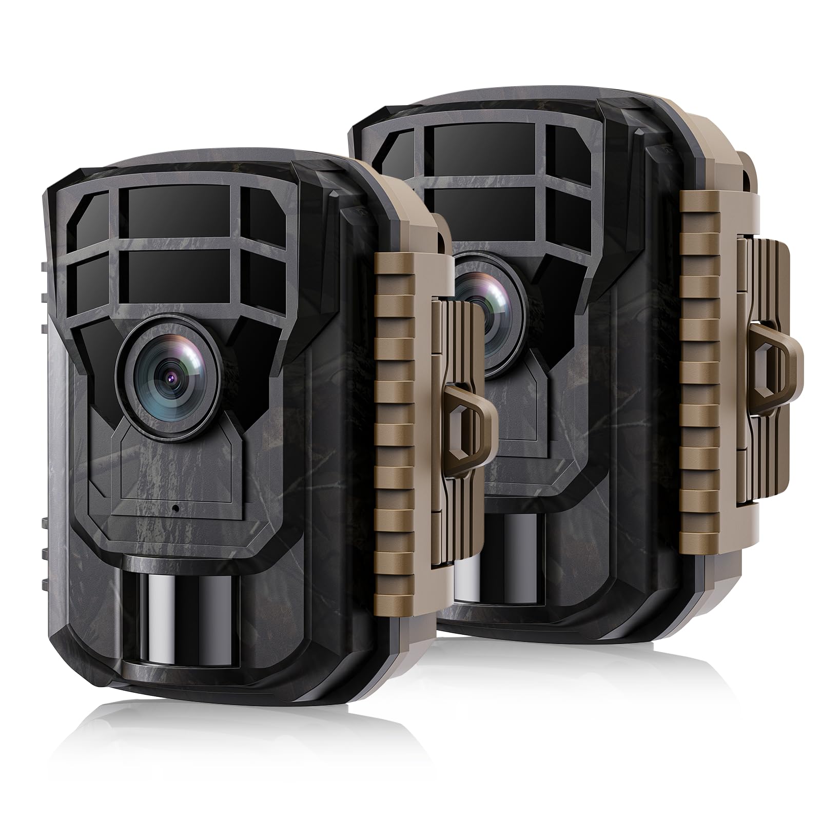 2 Pack 2K 36MP Mini Trail Camera - 2024 Updated Game Camera Motion ...