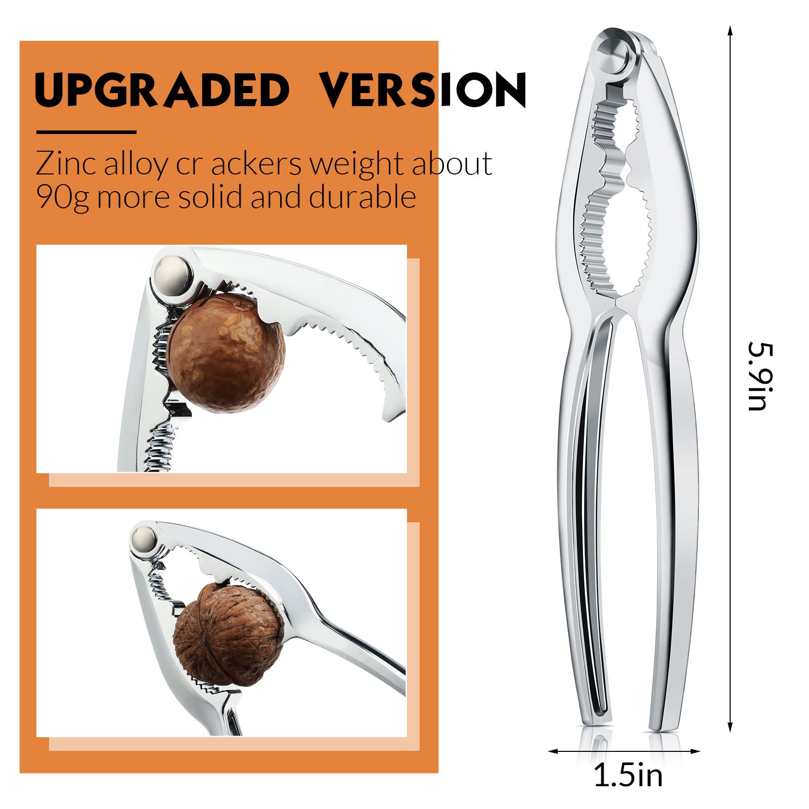 30 Pack Nut Crackers Tool Bulk Crab Crackers and Tools Heavy Duty Crab ...