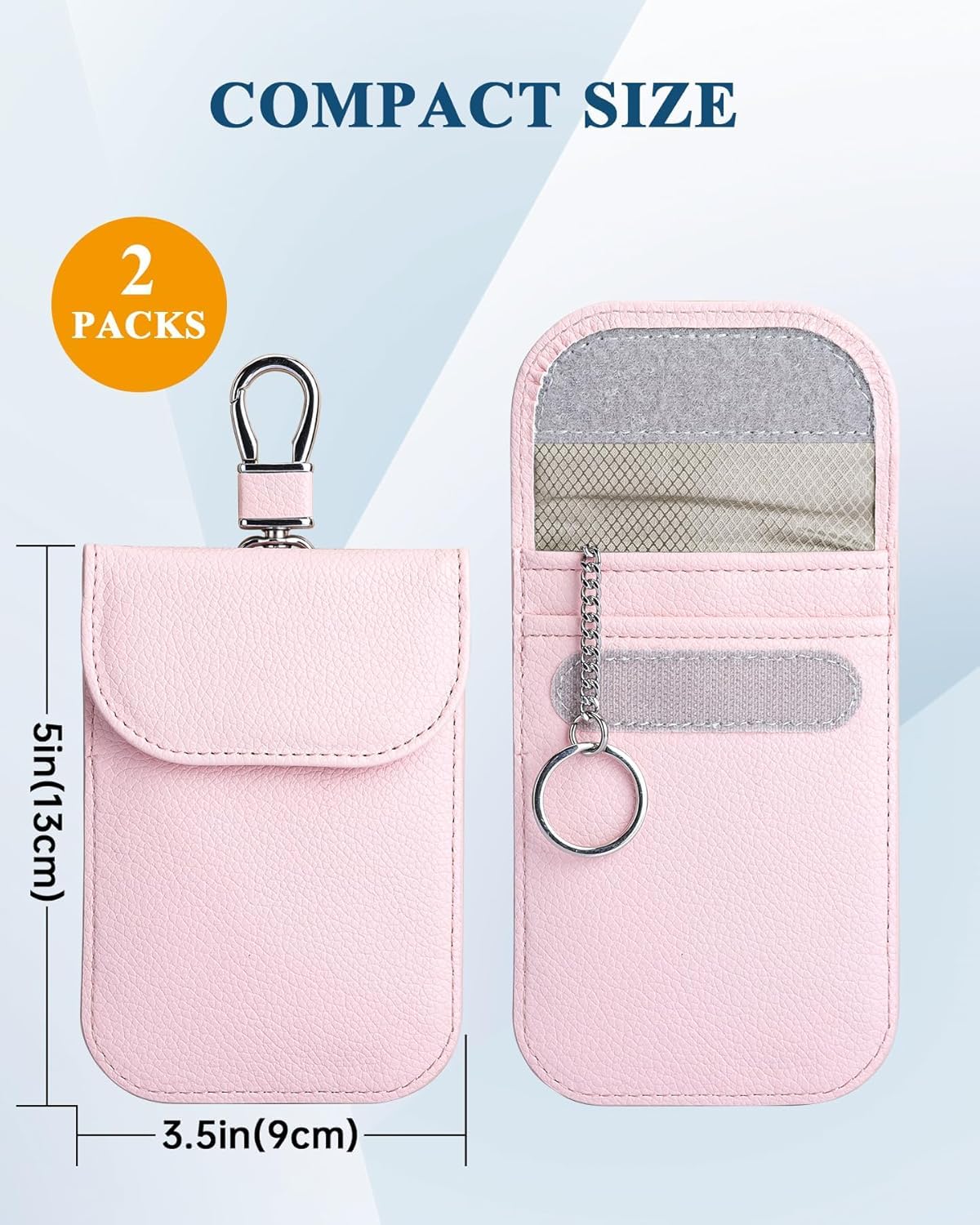 Snapklik.com : 2 Pack Of Faraday Key Fob Protectors, Anti-Theft Faraday ...