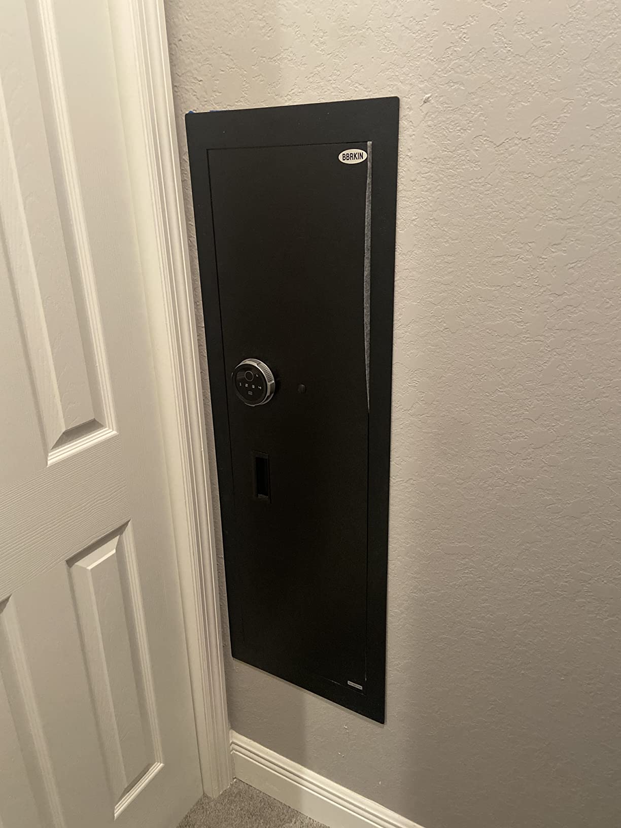 $36/mo - Finance Langger V Biometric Wall Safe, Hidden Fingerprint ...