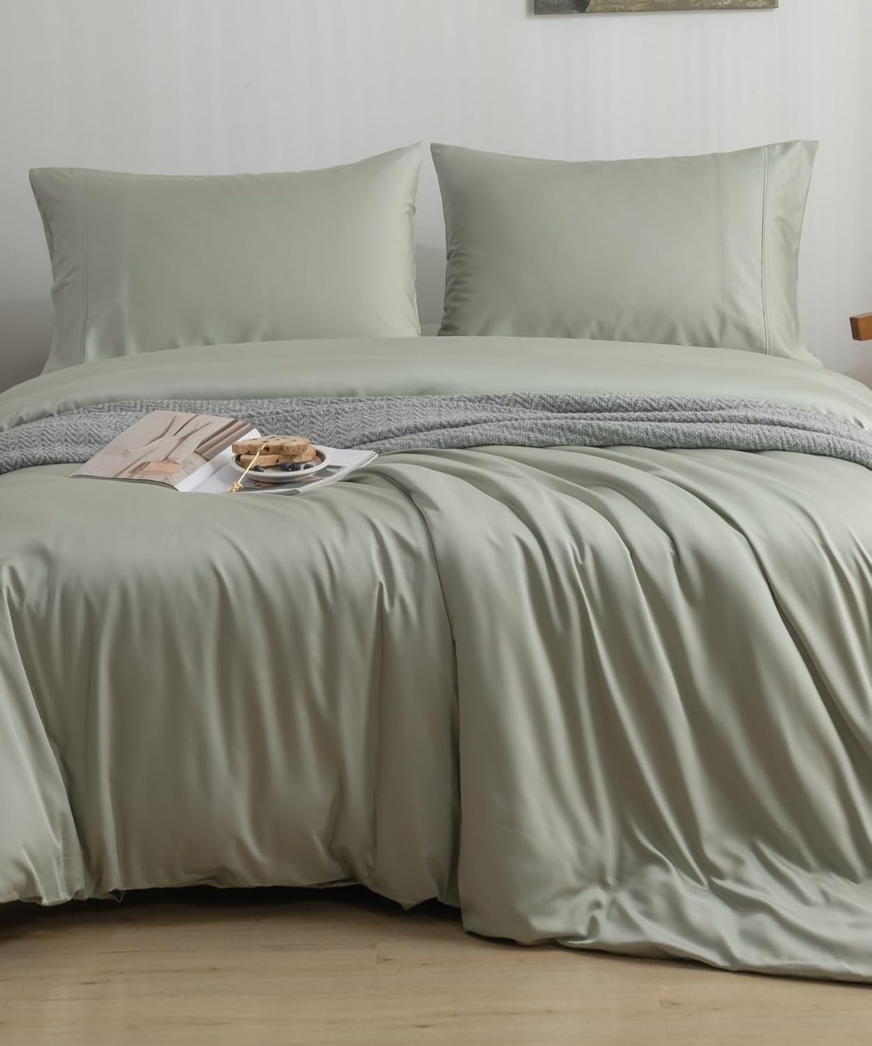 Amazon.com: Bamtek Duvet Cover Set Queen - Soft Duvet Cover Set ...