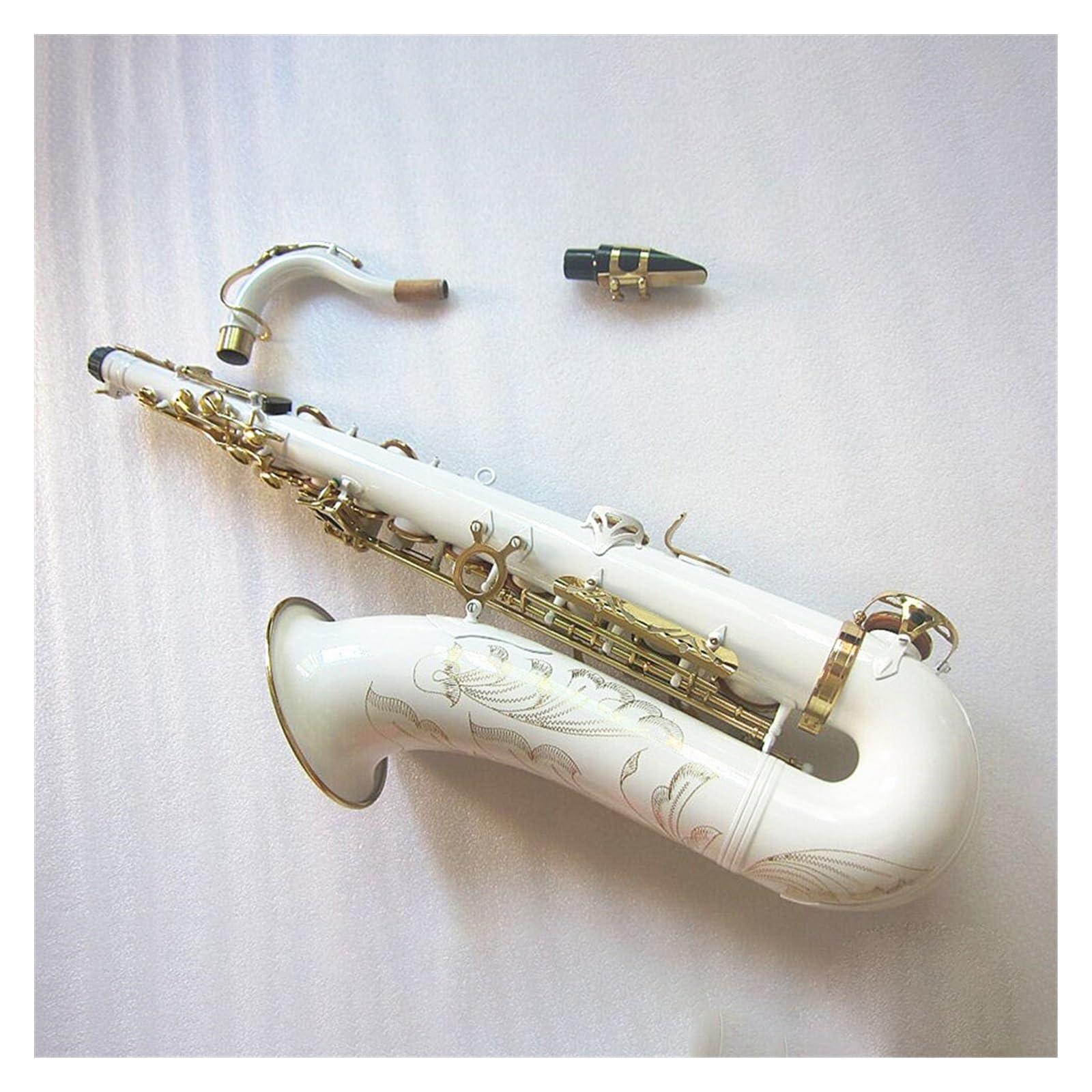 Saxofone Tenor Branco LEBLANC LAS511 AVANT TENOR SAXOPHONE Curly