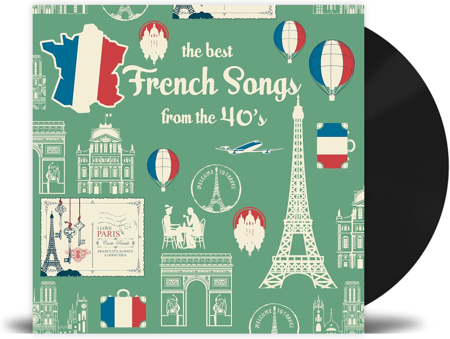 The best French Songs from the 40's Vinyl - Édith Piaf , Charles Trenet ...